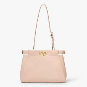 Fendi My Peekaboo® Small Beige Pink Leather Bag
